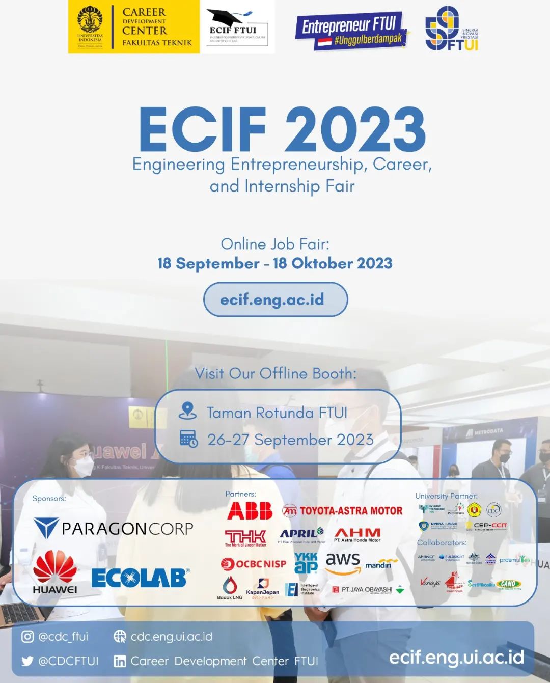 Gandeng 30 Perusahaan dan Institusi, FTUI Siap Gelar ECIF 2023 - Blog
